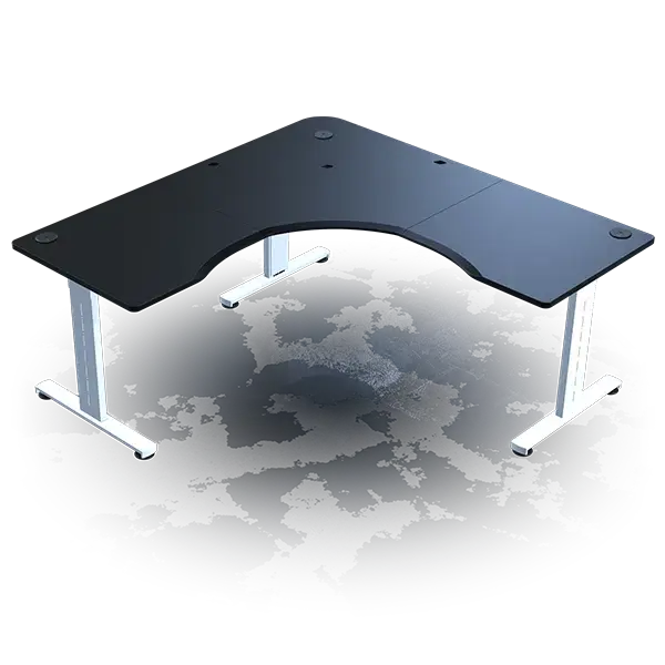 Static Height Corner Desk – Halberd