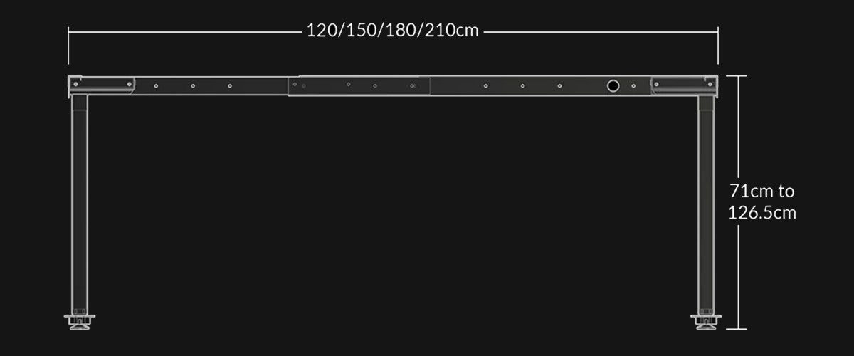 Height Adjustable Corner Desk – Halberd