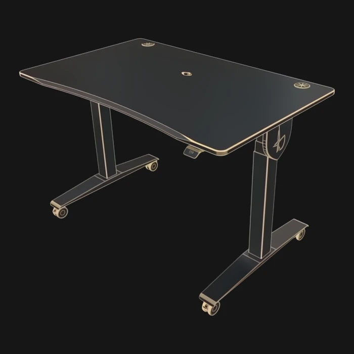 Compact Custom Desk For Gaming Or Home Offices | Static Or Standing Desk – Halberd